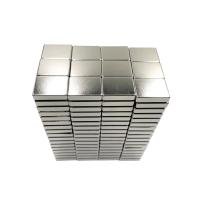 China Rectangular Flat Bar Magnets Rare Earth Block 30SH-45SH ISO14001 Certified for sale
