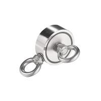 China A2 Steel Neodymium Eyebolt Magnet Double Sided Neodymium Fishing Magnets for sale