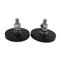 China Block Rubber Coated Magnet Waterproof Neodymium Mounting Magnets for sale