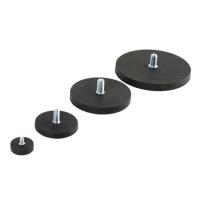 China Block Rubber Coated Magnet Waterproof Neodymium Mounting Magnets for sale