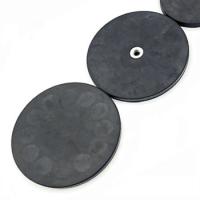China A3 Steel Case Rubber Coated Magnets Neodymium Customized Size for sale
