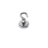 China Neodymium Heavy Duty Magnetic Hooks Nickel Coated Customized for sale