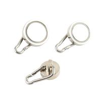 China Round Neodymium Hook Magnet Industrial Magnetic Hooks With A2 Steel for sale