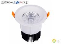 China Die Casting Aluminum Commercial LED Downlight With Reflective Lens 8W 960lm - 1080lm for sale
