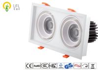 China Square Grill Commercial LED Downlight With Citizen COB LED Chips 86V - 264V for sale