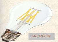 China 240V / 120V Nostalgic LED Chandelier Light Bulbs With Edison Base 38 Gram for sale