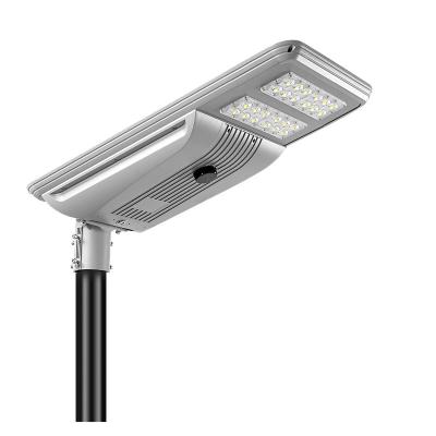 China 200lm/W High Efficiency Integrated Solar All In One Led Street Light 30 60 80 100 120 Watt Modulized Design OEM ODM Supply for sale