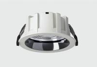 China 3.5 Inch Dimmable LED Downlights Ultra Thin 3000K Warm White Recessed Ceiling Lights For Airpot Hotel School 15W 2000LM for sale