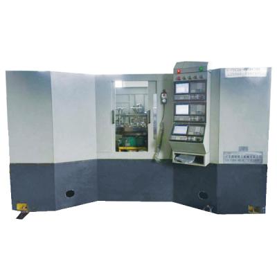 China 6 Station Rotary Table Butterfly Valve Processing Machine with CNC System for DN40-DN200 Range and 0.05mm Coaxiality for sale