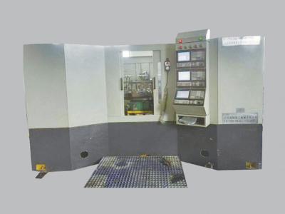China Double Head CNC Rotary Table Butterfly Valve Processing Machine 6-Station DN40-DN200 with 0.05mm Coaxiality and 4-10 Minute Cycle Times for sale