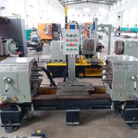 China 380V/50Hz PLC Double Side Drilling Machine for Valve Flange Tee with Multi-Hole Capability and 2800×1000×1500mm Dimensions for sale