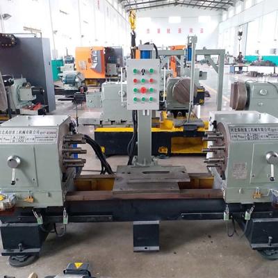 China 380V/50Hz PLC Double Side Drilling Machine for Valve Flange Tee with Multi-Hole Capability and 2800×1000×1500mm Dimensions for sale