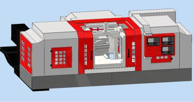 China High Energy Three Sided CNC Boring Lathe / Boring Machine for sale