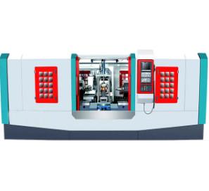 China Six-Station Rotary Table Butterfly Valve Processing Machine for DN40-DN200 Valves with 7-8.5 Ton Capacity for sale