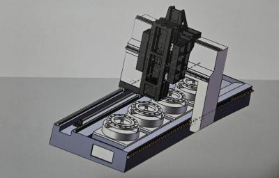 China Multi Station Gantry Drilling Machine 8.5T 5100x2000x2500 φ40 U Drill for sale
