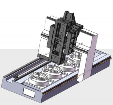 China Multi Station CNC Gantry Drilling Machine YCLMZ-DN300 with 3000mm X-Axis Travel and 11KW Spindle for sale