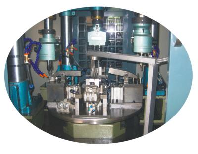China Four Station Valve Processing Machine with 600×600mm Rotary Table and PLC Control for Precision Drilling and Tapping for sale