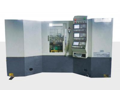 China Six Station Butterfly Valve Processing Machine with Servo Control System for DN40-DN200 Range and 0.05-0.10 Coaxiality for sale
