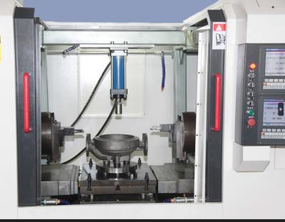 China Non Standard Valve Fittings Double Sided CNC Boring Milling Machine 600mm Max Length for sale