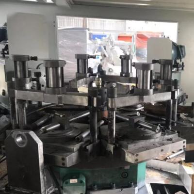 China Rotary Six Station Butterfly Valve Processing Machine CNC/Hydraulic with 2600×1600×1800mm Size and 7T Weight for sale