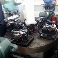 China Four Station CNC Turntable Machine with 600×600mm Worktable, 4-Ton Capacity for Precision Drilling Operations for sale