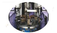 China Six Station Full Servo Feed Valve Processing Machine CNC Control System DN40-DN200 7T-8.5T for sale