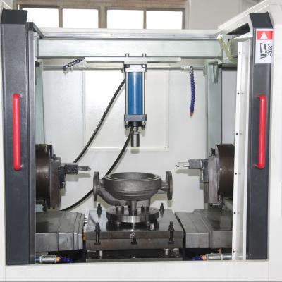 China Double Sided Cnc Turning And Milling Boring Lathe Machine For Sluice Valve for sale