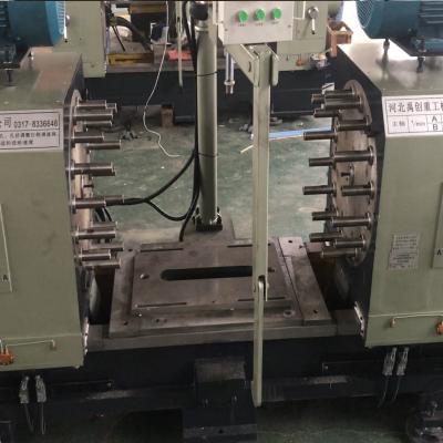 China Double-Sided Multi-Hole Drilling Machine for Valve Flanges & Tees with PLC Control - 2800-3400mm Models & ≤1mm Accuracy for sale
