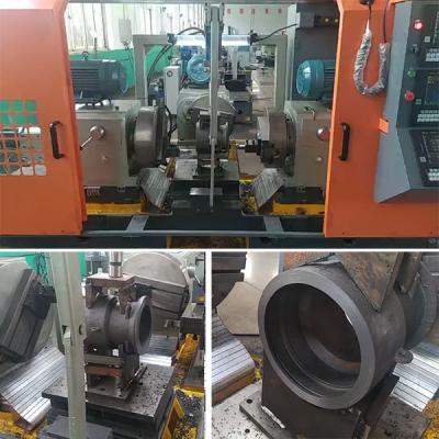 China Check Valve Milling Turning Lathe With 3 Face Processing for sale
