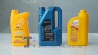 China Blowing Bottle In Mould Labels Engine Oil Bottle Sticker Low Static for sale