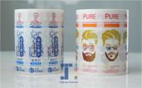 China Flexo Printed Cosmetic Bottle Sticker Removable Adhesive Label Weatherproof for sale