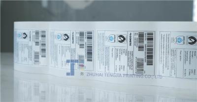 China Protection Confirmation Tamper Proof Seal Stickers In CMYK Color for sale