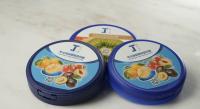 China Customized PP PE In Mould Labels For The Cap Of Milk Powder Can for sale