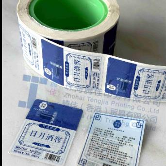 China Eco Friendly Wine Sticker Label Made from Sustainable Materials Perfect for Environment Conscious Packaging Solutions for sale