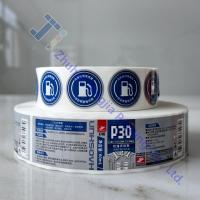 China Fuel Resistant Metallic Bottle Labels Oil Proof Chemical Resistant Waterproof Fuel Additive Stickers for sale