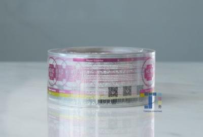 China Waterproof Customizable Clear Plastic Stickers Printed Transparent Labels for sale