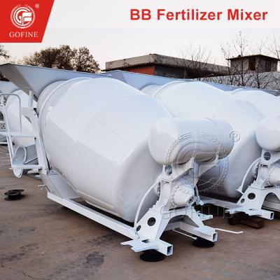 China High Efficiency NPK Compound Fertilizer Making Machine Mobile Granule Blender for sale