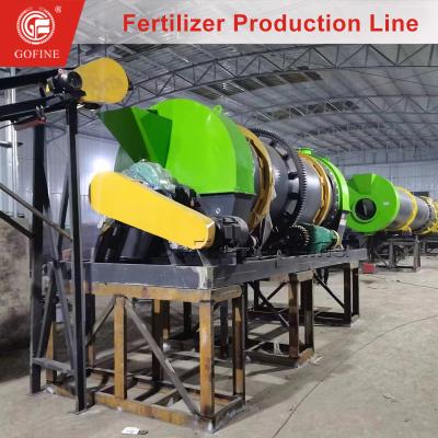 China Rotary Mixing Pelletizer Machine Fertilizer Granulating Plant Project for sale