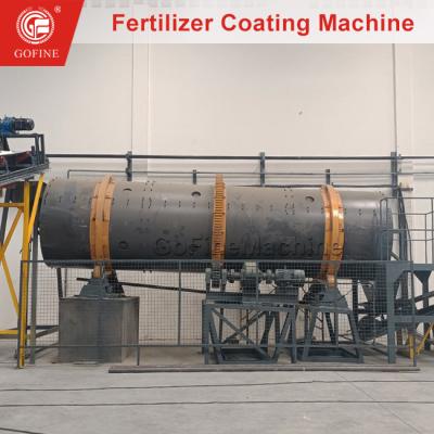 China Industrial Rotary Drum Coating Machine For Fertilizer Granules for sale