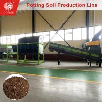 China Peat Moss Coconut Fiber Potting Mix Production Line With Mixer for sale