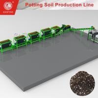 China Growing Medium Production Line Potting Mix Processing Machine for sale