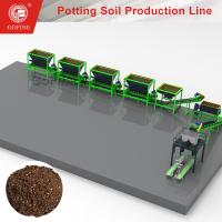 China Organic Coconut Coir Crusher Machine Potting Mix Production Line Equipment for sale