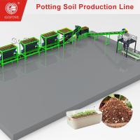China Commercial Greenhouse Dirt Garden Potting Soil Mixing Plant for sale