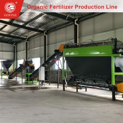 China Automatic Poultry Manure Composting Complete Making Production Line for sale