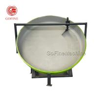 China 95% Granulation Rate Disc Fertilizer Granulator Carbon Steel Material Customizable for sale