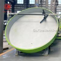 China 95% Granulation Rate Disc Fertilizer Granulator Carbon Steel Material Customizable for sale