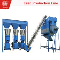 China Automatic Animal Feed Processing Poultry Pellet Feed Production Line for sale