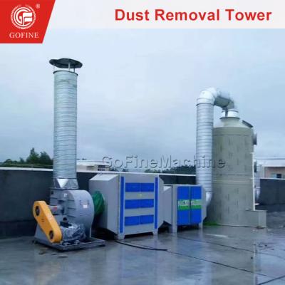 China Industrial Vertical Flow Water Scrubber Wet Scrubber Tower for sale