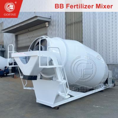 China Anti-Corrosion Stainless Steel Bb Fertilizer Mixer For Powder/Granular Blending for sale