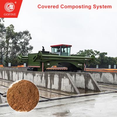 China Mushroom Residue Membrane Composting Equipment for Organic Compost Process for sale